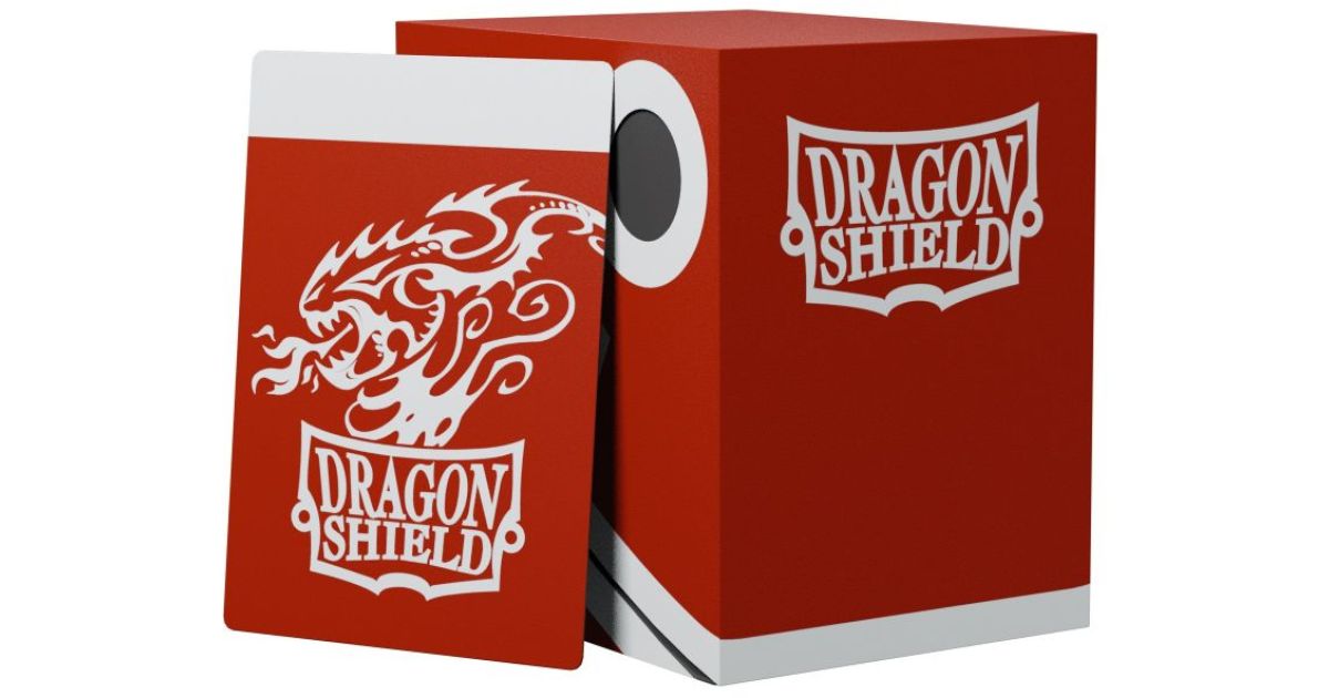 Dragon Shield - Deck Box - Double Shell - Rouge/Noir - Fantasy Sphere