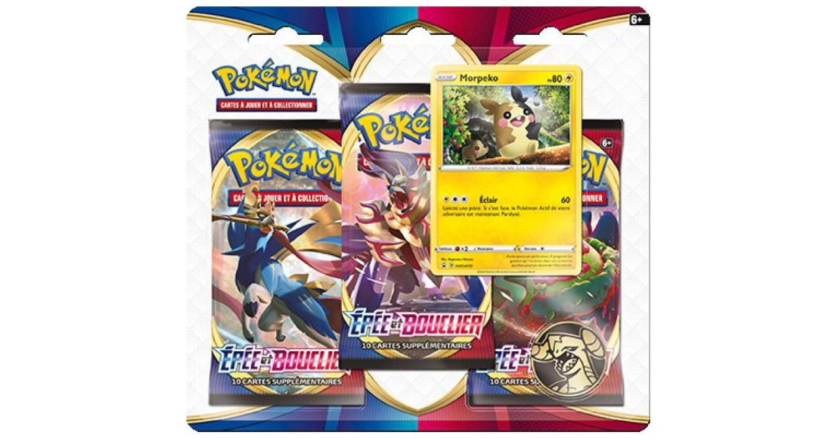 Pokémon Tri-pack EB01 Epée et Bouclier Booster Aléatoire - FR - Fantasy ...