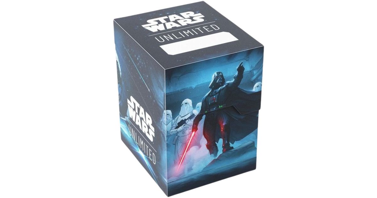 Gamegenic - Deck Box - Soft Crate - Star Wars : Unlimited - Darth Vader ...