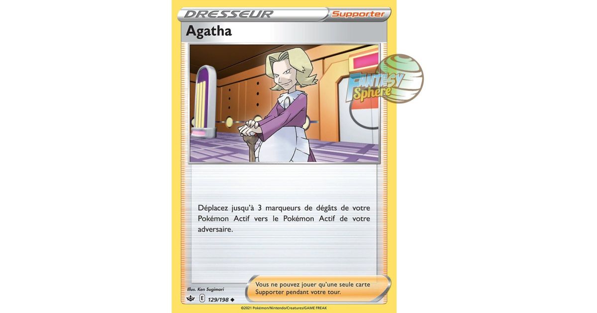 Agatha - Peu Commune 129/198 - Epee et Bouclier 6 Regne de Glace ...
