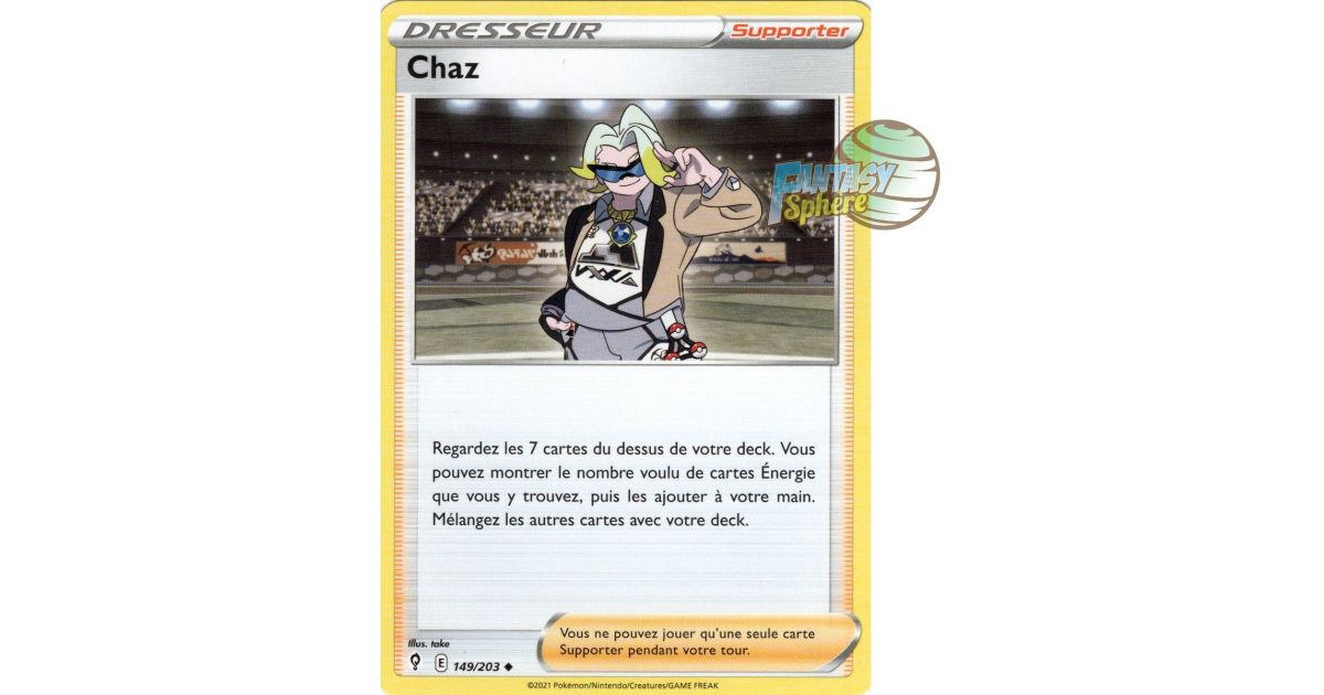 Chaz - Peu Commune 149/203 - Epee et Bouclier 7 Evolution Celeste ...