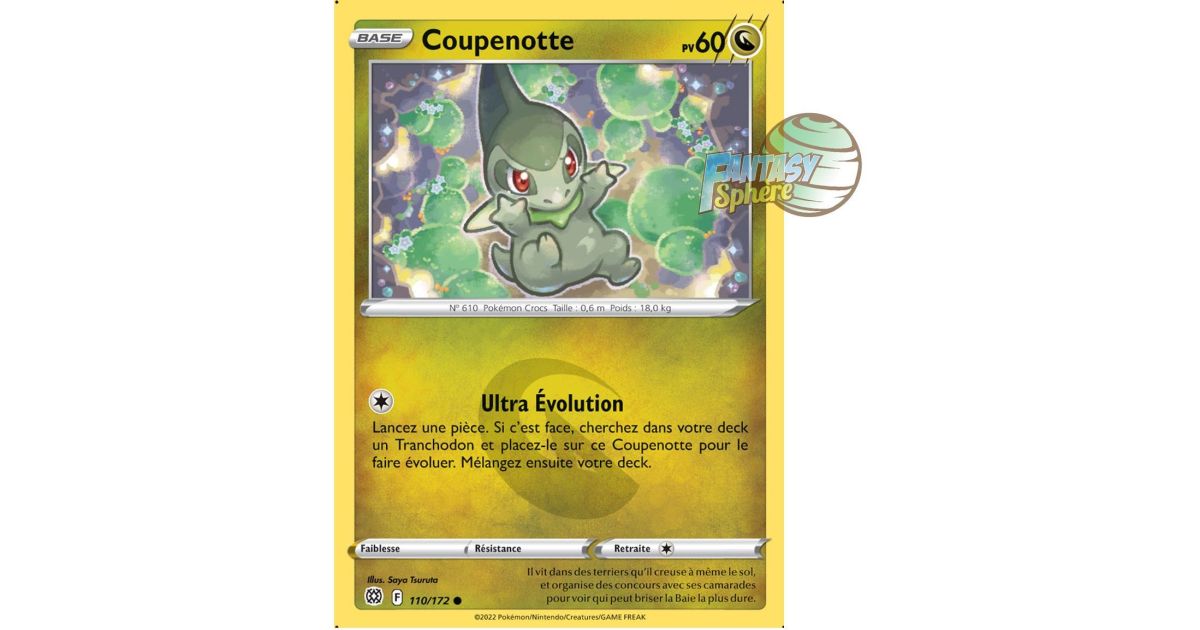 Coupenotte - Commune 110/172 - Epee et Bouclier 9 Stars Etincelantes ...
