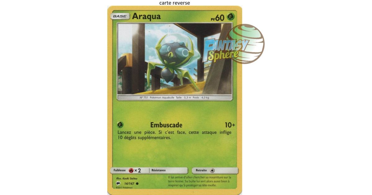 Araqua - Reverse 14/147 - Soleil et Lune 3 Ombres Ardentes - Fantasy Sphere