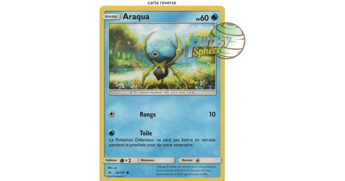Araqua - Reverse 32/131 - Soleil et Lune 6 Lumière Interdite - Fantasy ...
