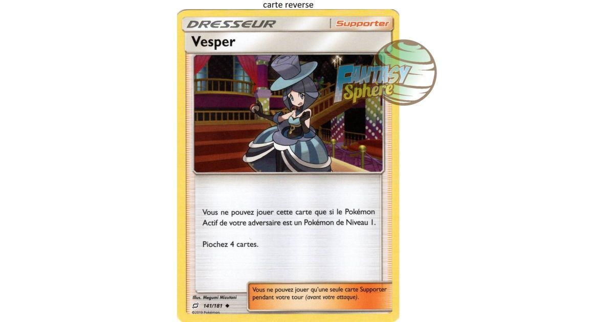 Vesper - Reverse 141/181 - Soleil et Lune 9 Duo de Choc - Fantasy Sphere