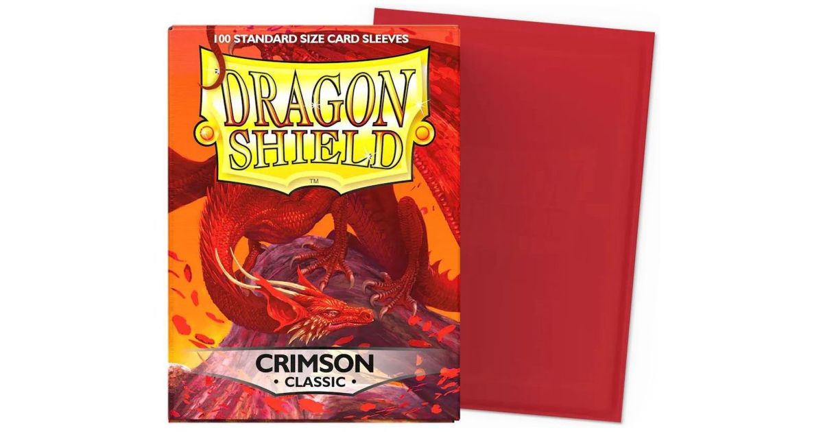 Dragon Shield - Standard Sleeves - Classic Crimson (100) - Fantasy Sphere