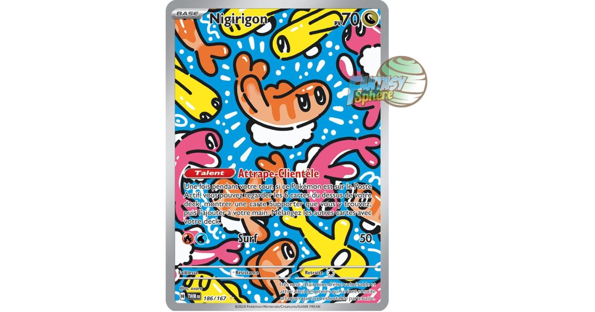 Nigirigon - Illustration Rare 186/167 - Ecarlate et Violet Mascarade ...