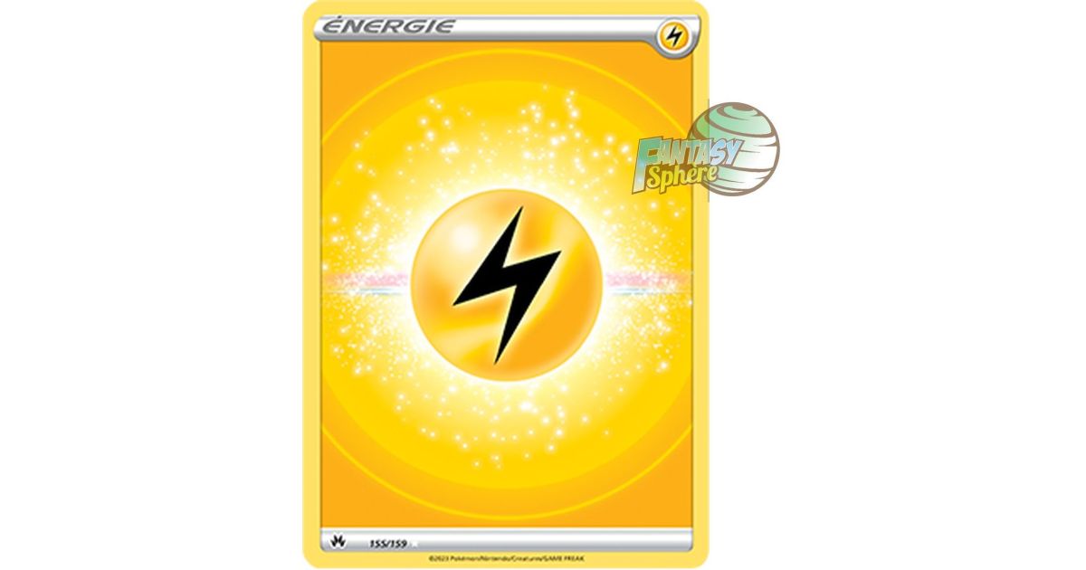 Énergie Lightning de base - Full Art Ultra Rare 155/159 - Epee et ...