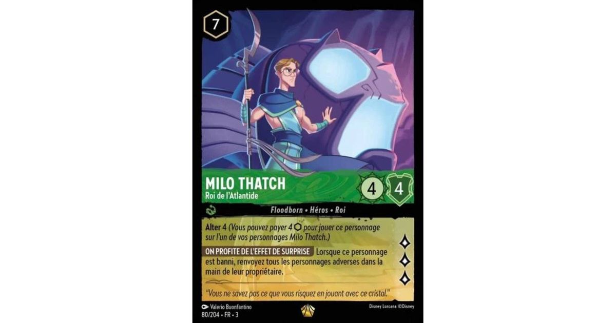 Milo Thatch, Roi de l'Atlantide - 80/204 - ITI - Les Terres d'Encres ...