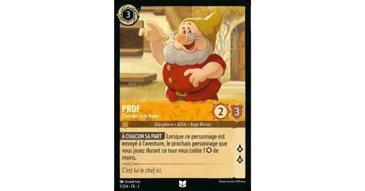 Prof, Chef des Sept Nains - 5/204 - ROTF - L'Ascension Des Floodborn ...