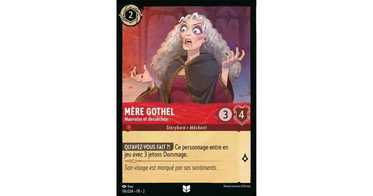 Mère Gothel, Mauvaise et desséchée - 116/204 - ROTF - L'Ascension Des Floodborn - Brillante ...