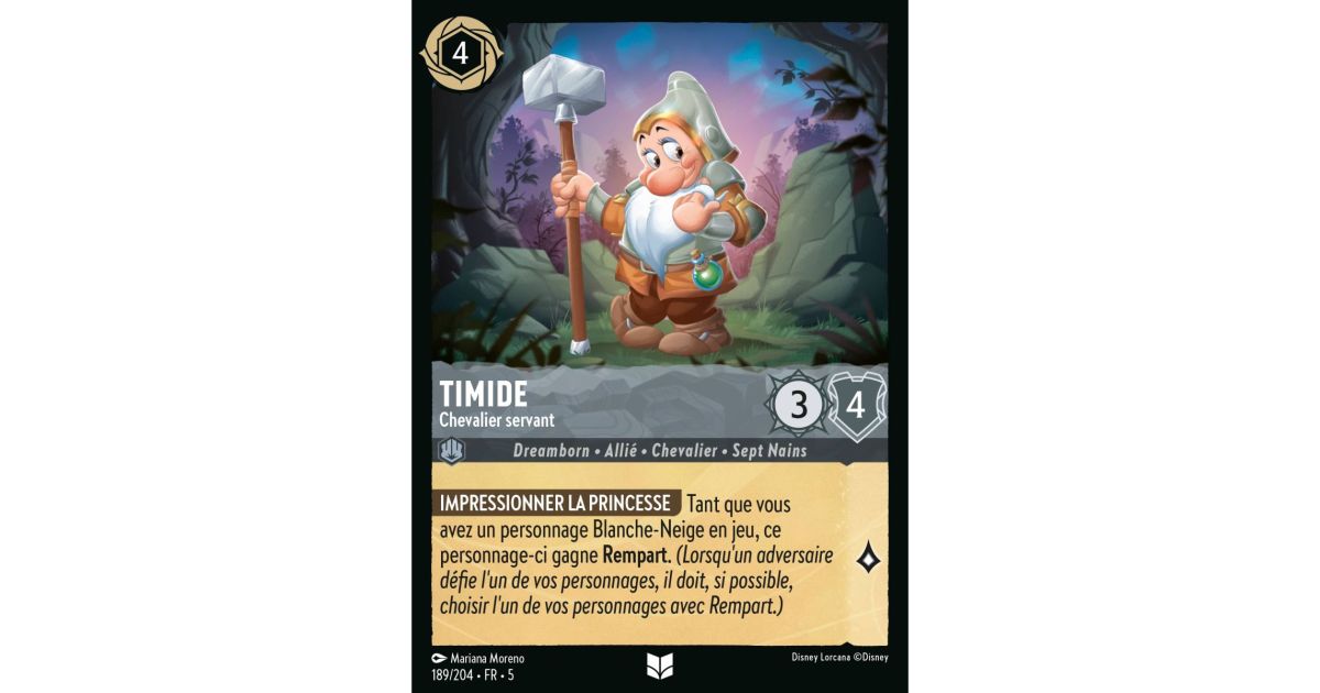 Timide - Chevalier servant - 189/204 - SSK - Ciel Scintillant ...