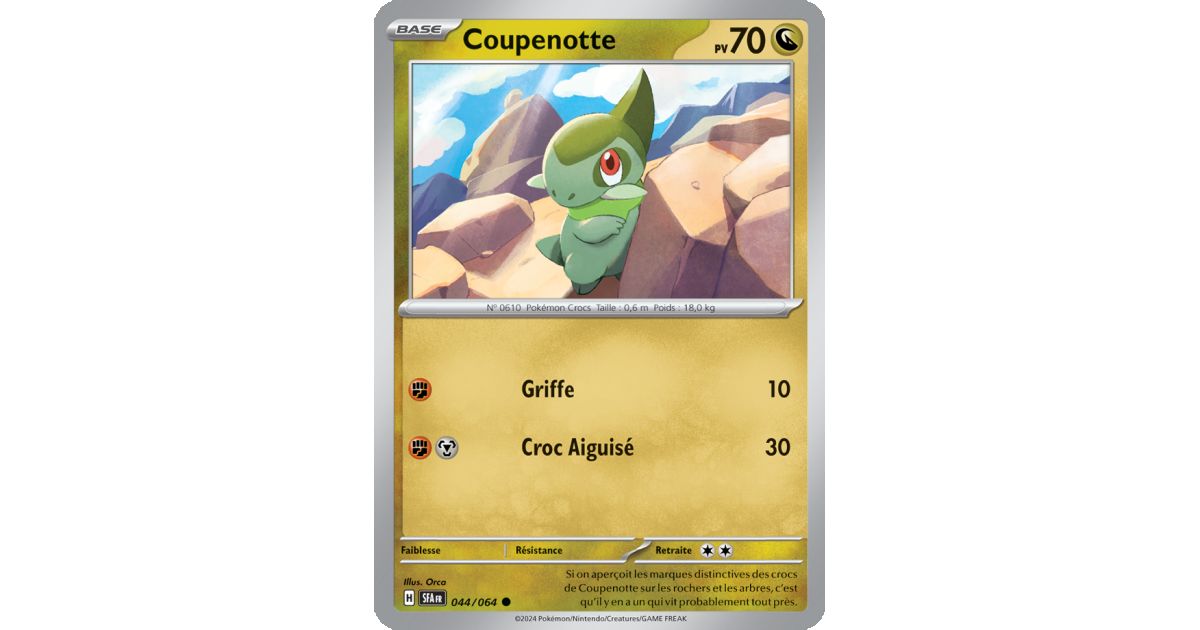 Coupenotte - Reverse 44/64 - Ecarlate et Violet Fable Nébuleuse ...