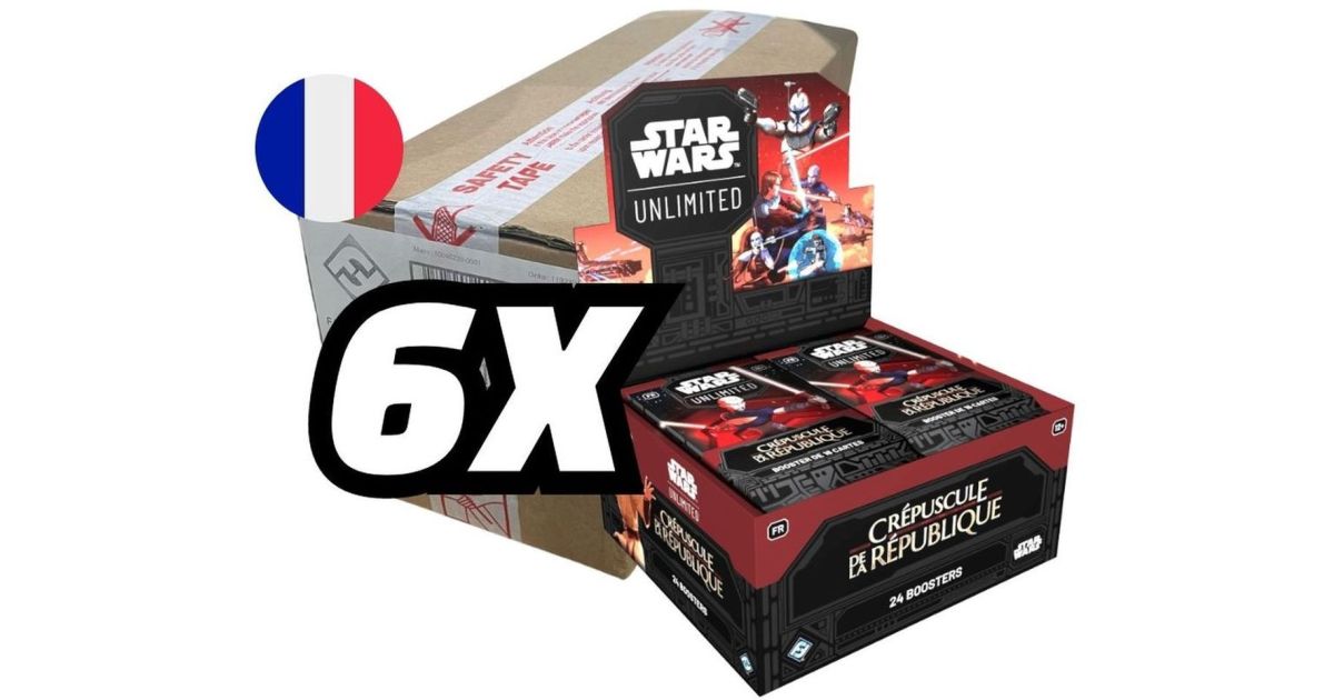 Star Wars Unlimited - Carton de 6 boîte de 24 boosters - SW Unlimited ...