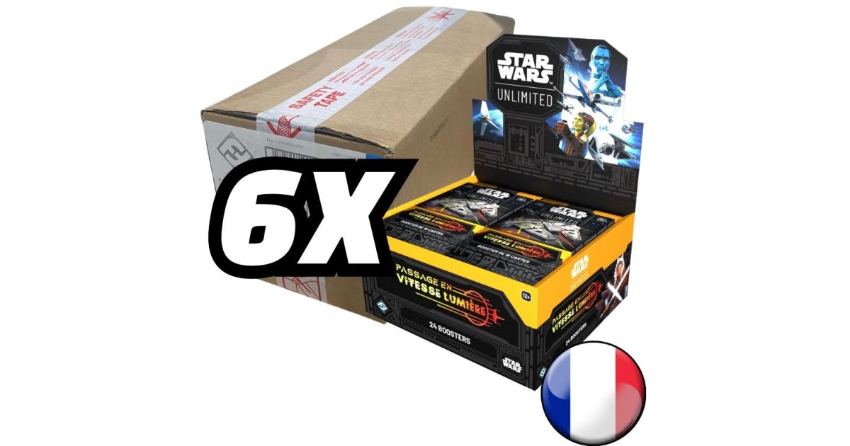 Star Wars Unlimited - Carton de 6 boîtes de 24 boosters - SW Unlimited ...