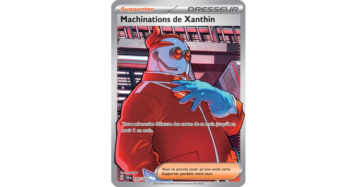 Machinations de Xanthin - Full Art Ultra Rare 89/64 - Ecarlate et Violet Fable Nébuleuse ...
