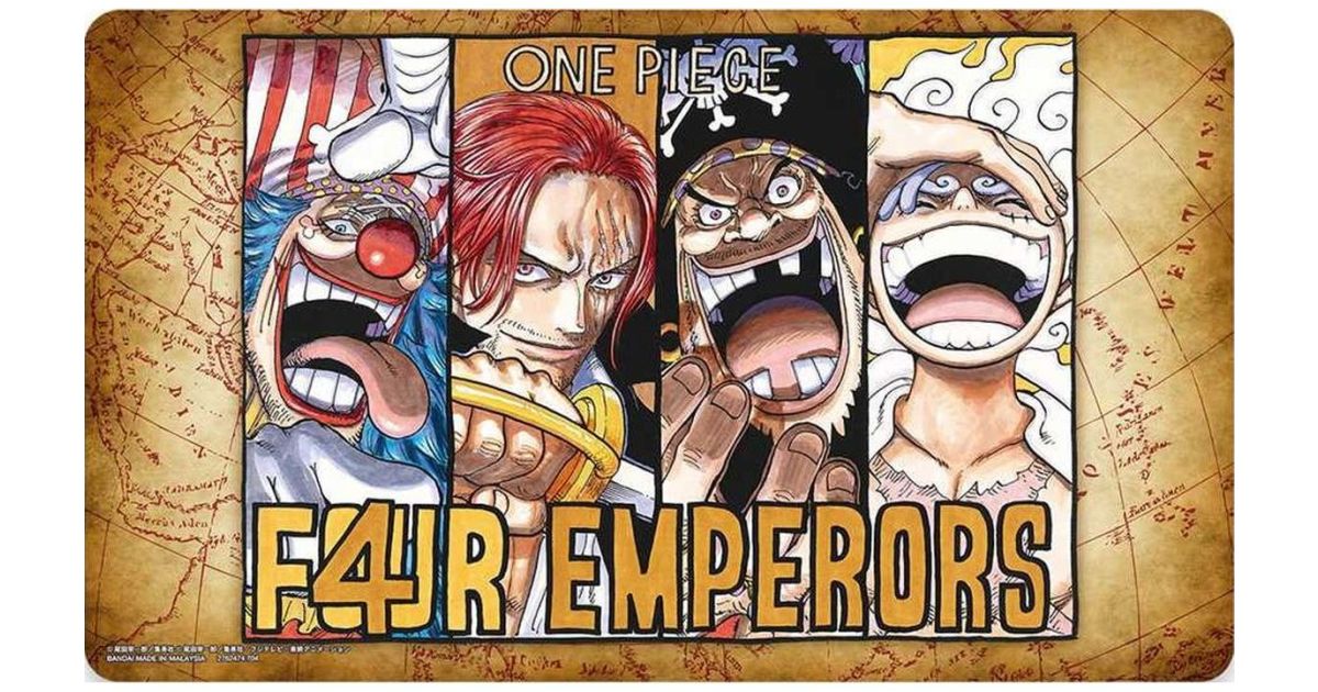 Tapis de Jeu - 4 Four Emperors - Limited Edition Vol.2 - One Piece Card Game - Scellé - Fantasy ...