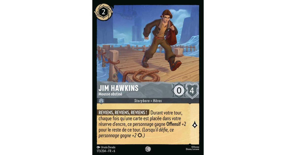 Jim Hawkins, Mousse obstiné - 173/204 - AZS - La Mer Azurite - Commune ...