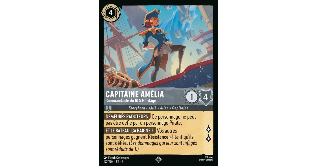 Capitaine Amélia, Commandante du RLS Héritage - 192/204 - AZS - La Mer ...