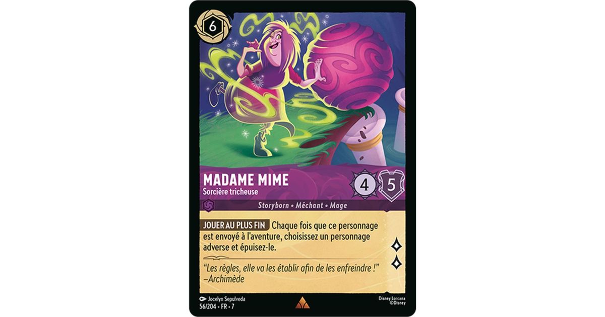 Madame Mime, Sorcière tricheuse - 56/204 - ARI - L'Ile d'Archazia ...