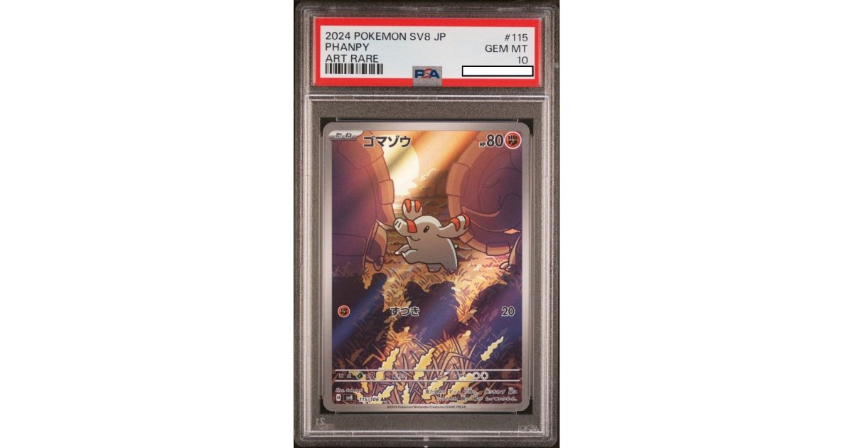 [PSA 10 - Gem Mint] - Carte Gradée - Phanpy 115/106 Super Electric Breaker SV8 - 2024 - Pokémon ...