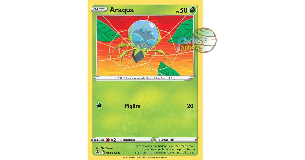Araqua - Commune 19/264 - Epee et Bouclier 8 Poing de Fusion - Fantasy ...