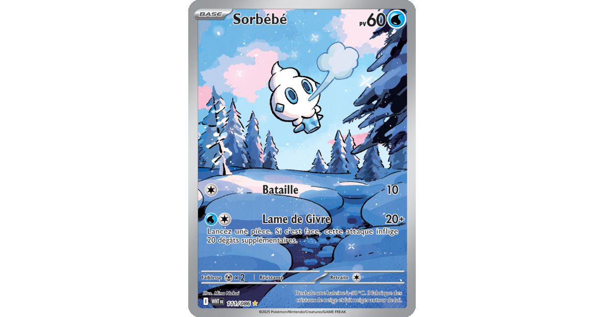 Sorbébé - Illustration Rare 111/86 - Ecarlate et Violet 10.5 Flamme ...