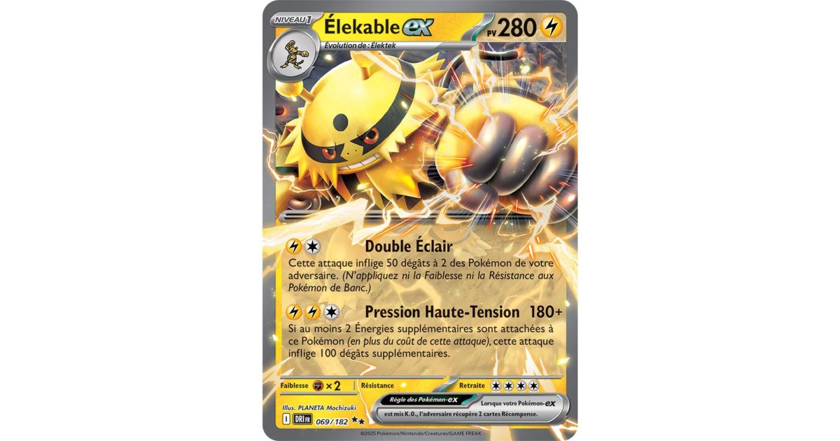 Élekable-ex - Double Rare 69/182 - Ecarlate et Violet 10 Rivalités ...